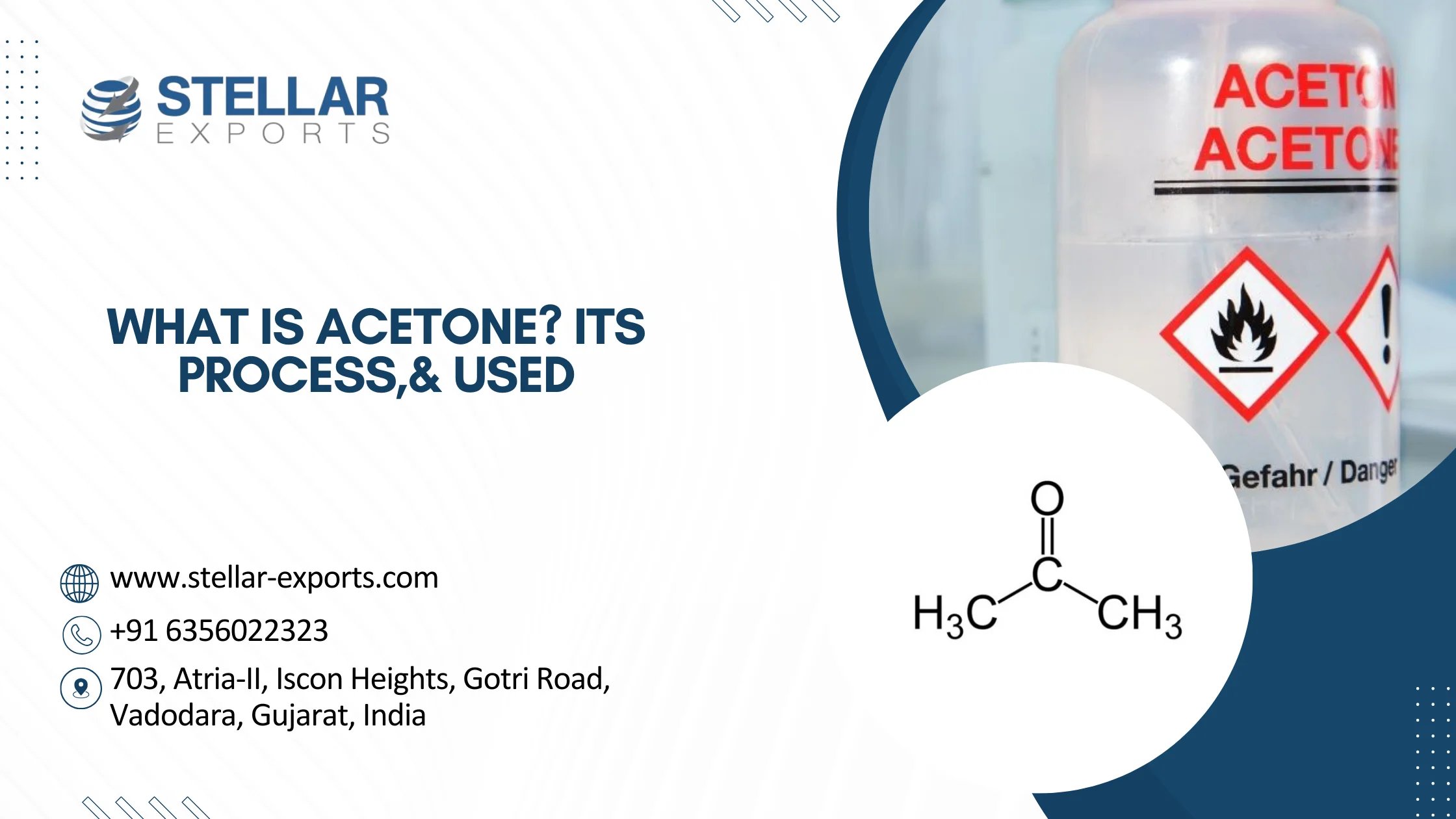 What is Acetone? | Acetone Used | Stellar Exports